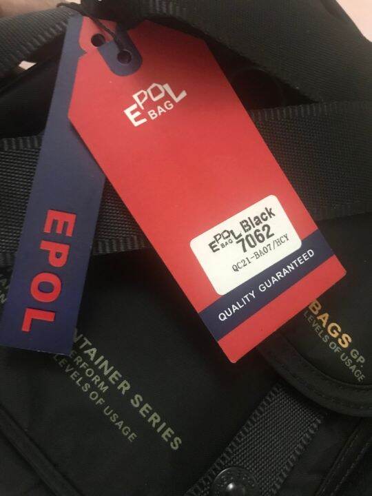 กระเป๋าสะพายข้าง Epol รุ่น EP7062 เป็นกระเป๋าทรงนอนมี 2 ซิปคู่ | Lazada ...