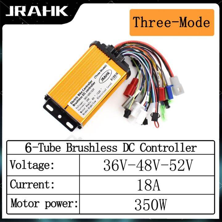 JRAHK Ebike Controller 36V 48V 350W-400W 3‑Mode Electric Scooter ...