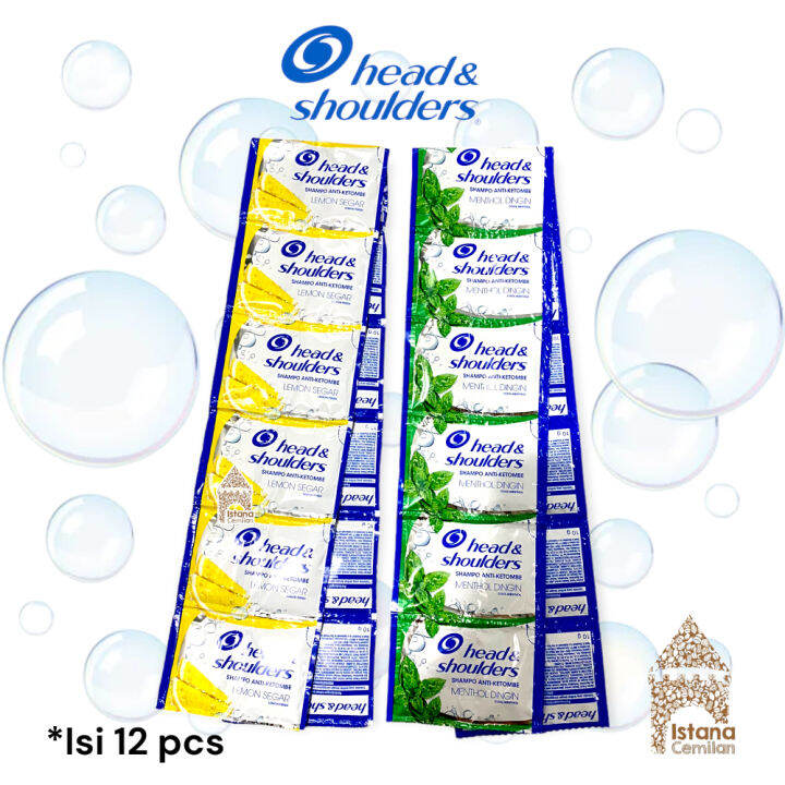 Head & Shoulders Shampoo Anti Ketombe Renceng (isi 12 sachet) | Lazada ...