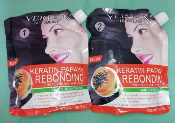 Verdon Keratin Papaya Rebonding 1 & 2 | Lazada PH