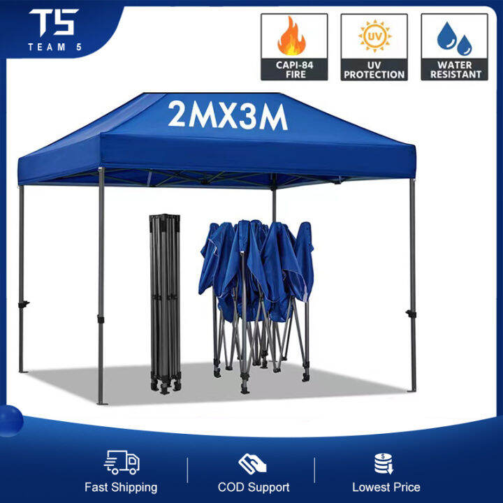 TEAM 5 2x3M Foldable Retractable Tent Tent Outdoor With Steel Stand ...