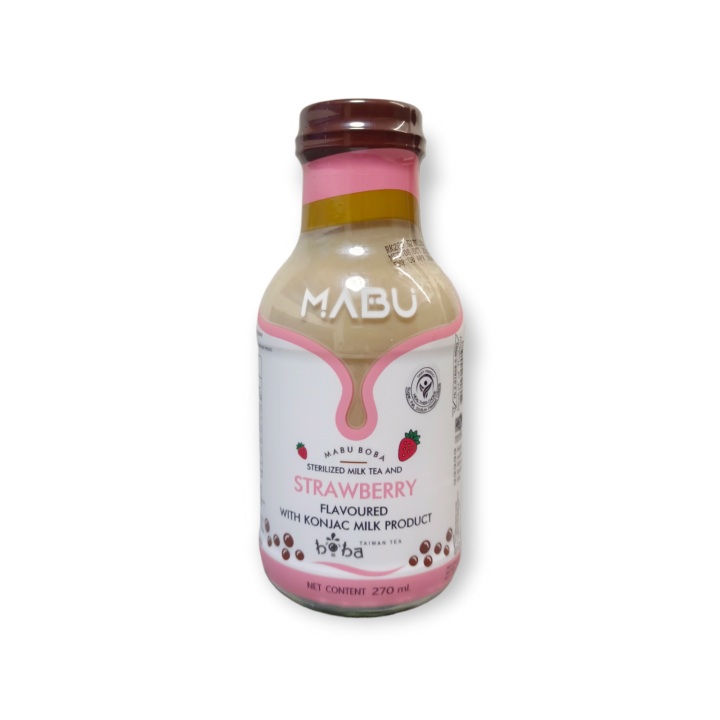 (Thailand) Mabu Milk Tea. Strawberry. 270 ml. | Lazada PH