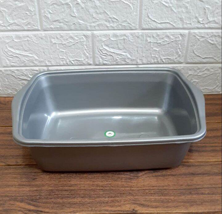 3 Pcs Baskom Kotak abu-abu/Baskom segi abu/Baskom Plastik abu /Kotak ...