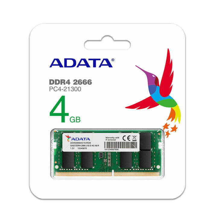 Adata RAM 4GB/8GB RAM SO-DIMM DDR4/2666 (Ram สำหรับ Notebook) | Lazada ...