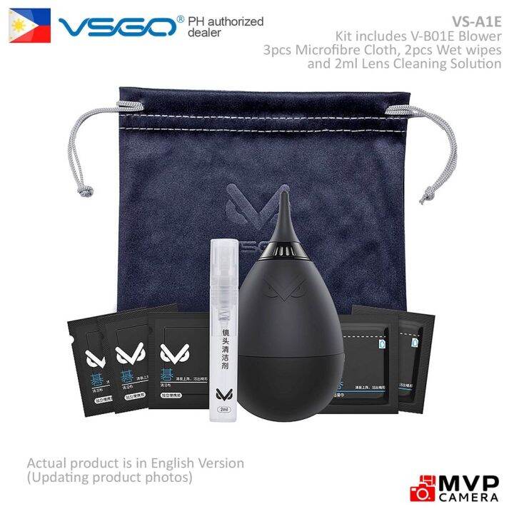 VSGO Portable Lens Cleaning Kit with Air Blower Included VS-A1E V-B01E ...