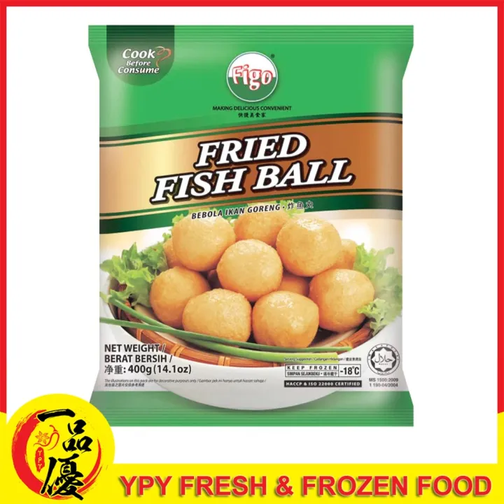 YPY 】 Figo Fried Fish Ball 400g 炸鱼丸 Frozen Food 冷冻 食品 火锅 食材 Hot Pot ...