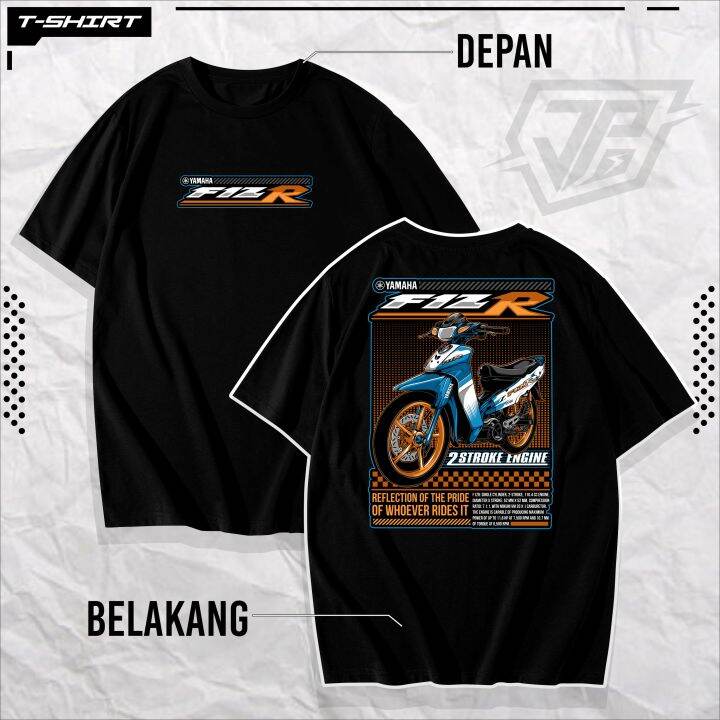SJP Kaos 2 STROKE 2 TAK Kaos Racing Yamaha FIZ R 2 STROKE ENGINE BAJU ...