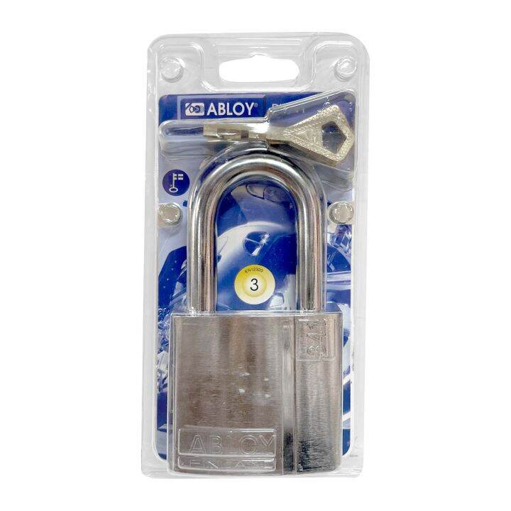 [Yuen Tong Hong] Abloy Pl341 Flash 50 Long Shackle Padlock | Lazada Singapore