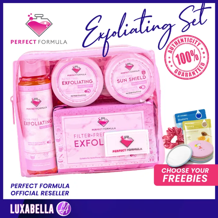 PERFECT FORMULA Exfoliating Set (Rejuvenating, Whitening, Brightening ...