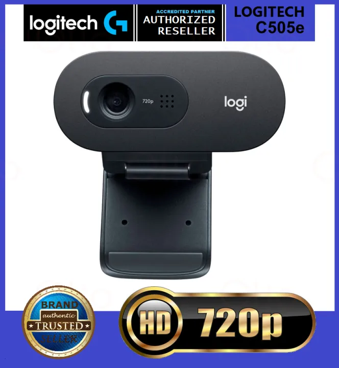 LOGITECH Webcam C505e Budget HD Home and Business Meeting Video Camera Brand New Authentic ...