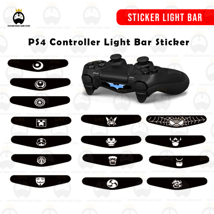 Lightbar Stickers Stick Playstation 4 PS4 PS Decal Stick DS4 Sticker ...