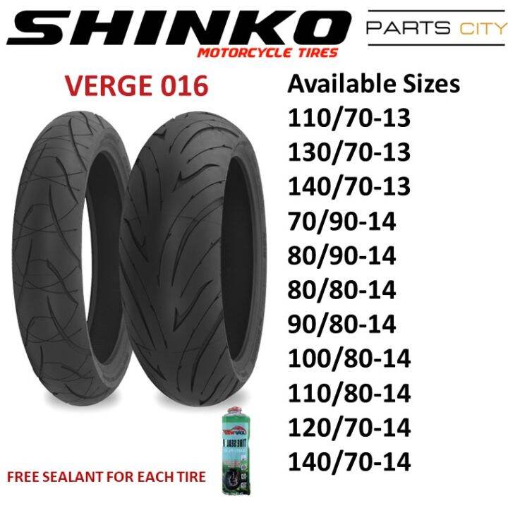 Shinko Tires Verge 016 Dual Compound 13 14 17 | Lazada PH