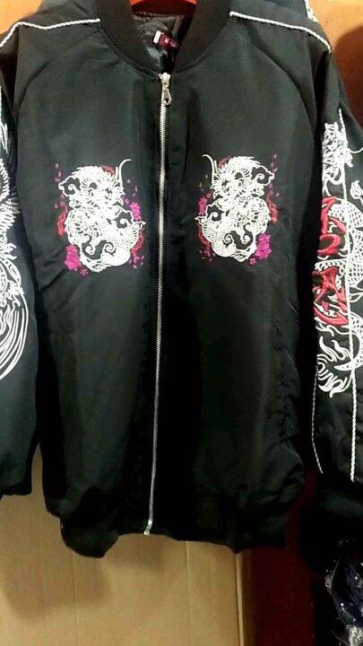 Jaket Sukajan X urban Original Full Bordir/Jaket Sukan Kurode Ryu ...