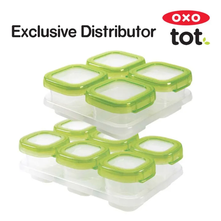 OXO Tot Baby Blocks Freezer Storage Containers 12-Piece Promo ( oxotot ) | Lazada PH