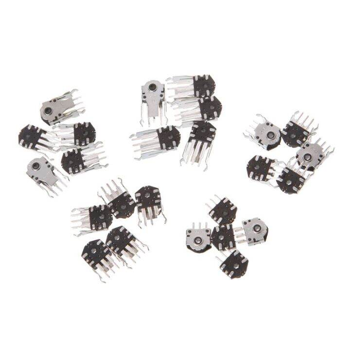 25pcs 5 Kinds Mouse Encoder Kit Wheel Encoder Switches Repair Parts ...