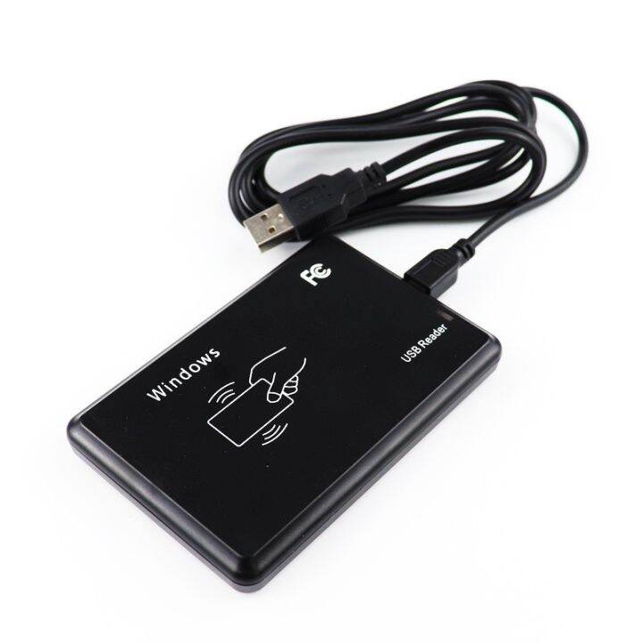 USB RFID Contactless Smart Card NFC Reader 10 Bit 13.56khz Windows Door ...