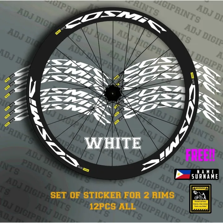MAVIC COSMIC SLE Rim Decals Sticker | Lazada PH
