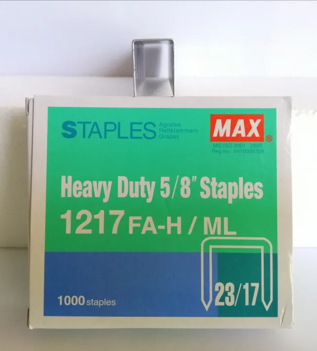 Max Staples 1217FA-H/ML Heavy Duty 5/8" | Lazada
