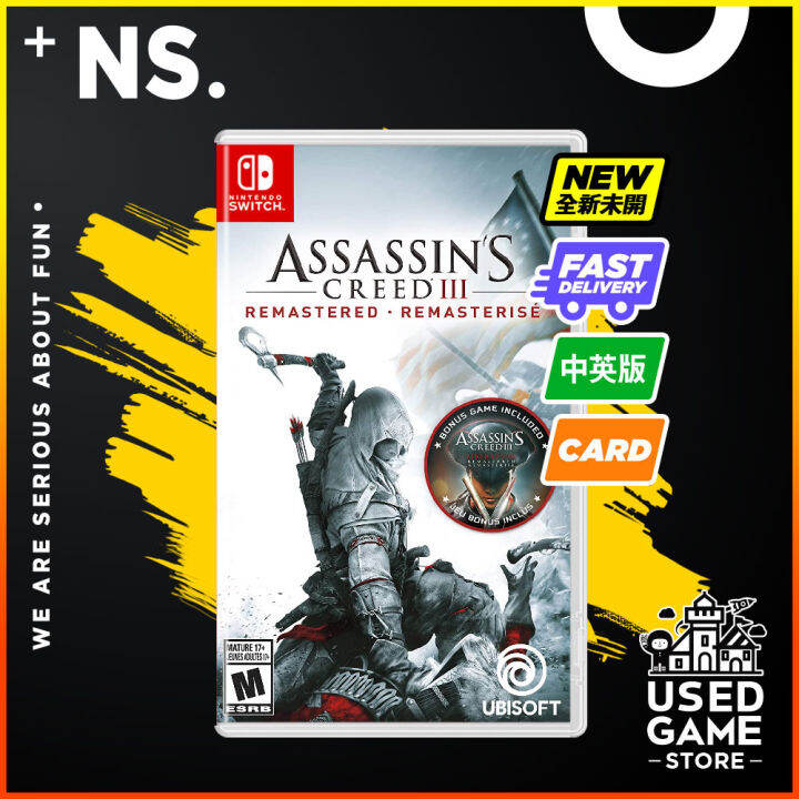 Nintendo Switch Assassin's Creed III Remastered [Chi/Eng] | Lazada