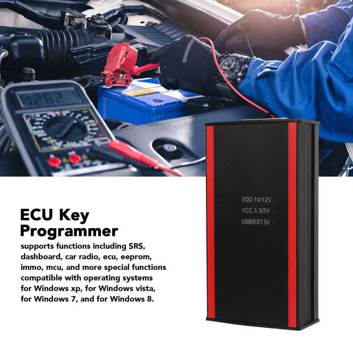 for Iprog Key V87 Programmer Support IMMO ECU Key Programmer Mileage ...