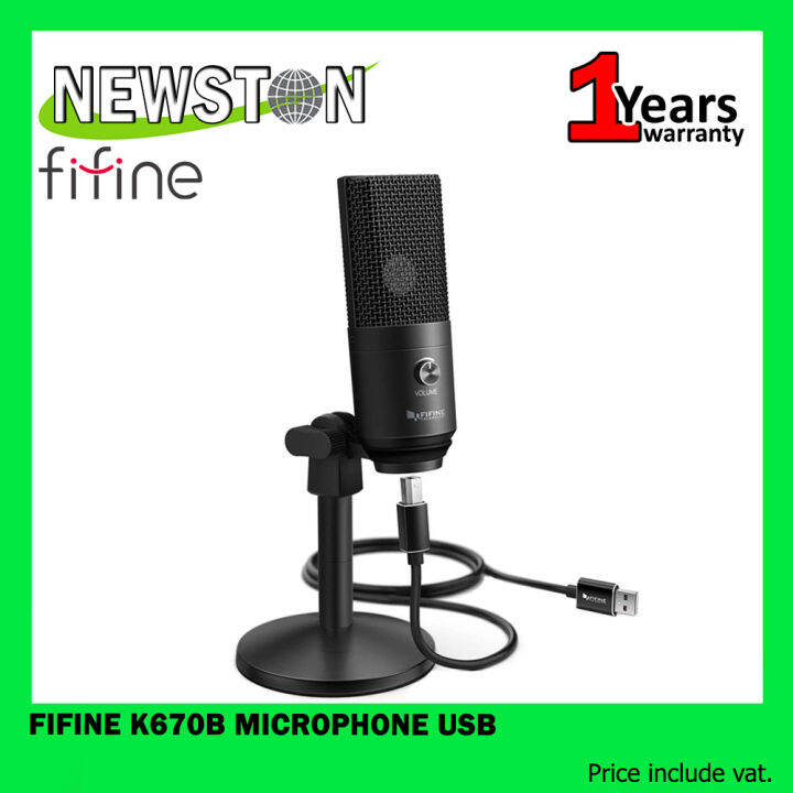 FIFINE K670B MICROPHONE USB รับประกัน 1ปี | Lazada.co.th