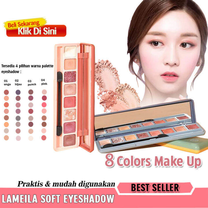 New! Lameila Soft Eyeshadow Korea Palatte Lasting Make Up 8 Colors Make ...