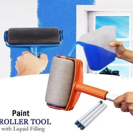 Kuas Roll Cat Automatis Alat Cat Dinding Praktis Rol Easy Magic Paint ...