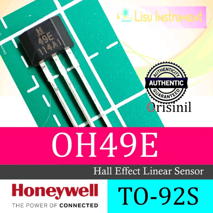 SS49E 49E Magnetic Sensors Hall Effect Linear Sensor TO-92S Honeywell Original | Lazada Indonesia