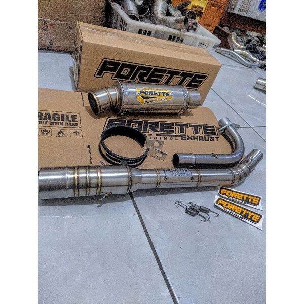 KNALPOT JUPITER SUPRA125 VEGA KARISMA ORIGINAL PORETTE INLET 50MM ...