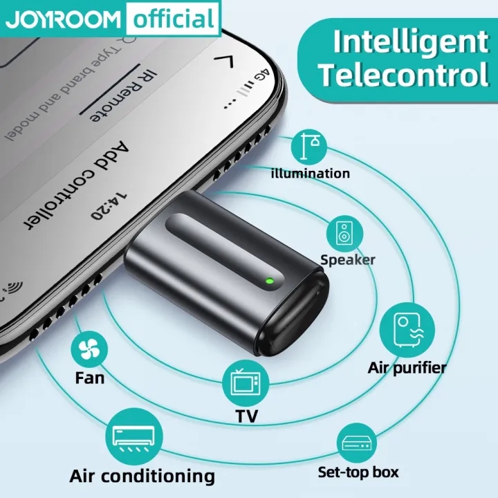 Joyroom IR Appliances Wireless Infrared Remote Control Adapter Mobile ...