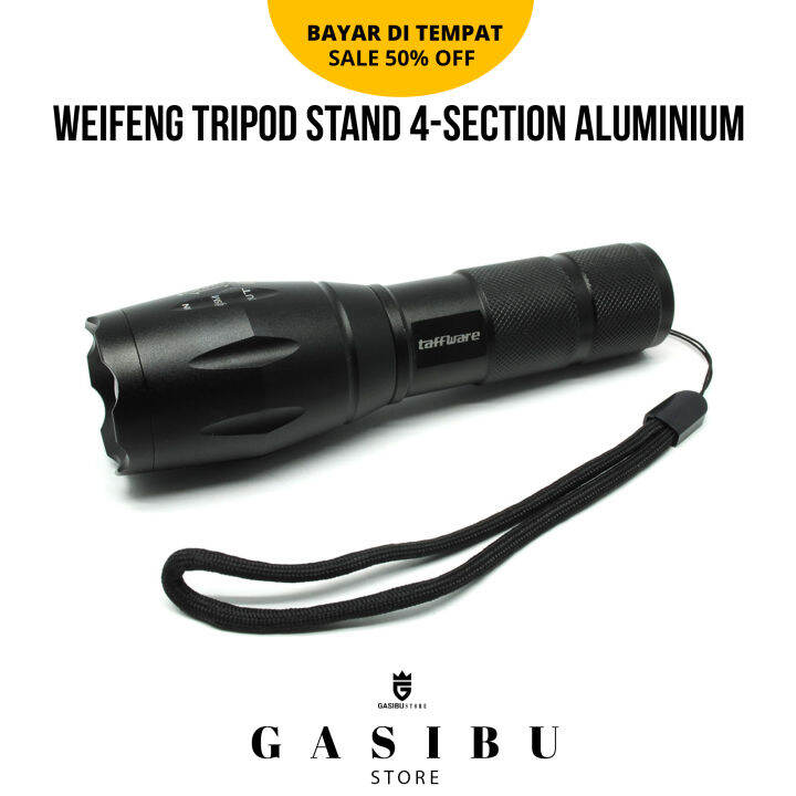 Senter LED camping baterai 18650 atau 3 buah baterai AAA | Lazada Indonesia