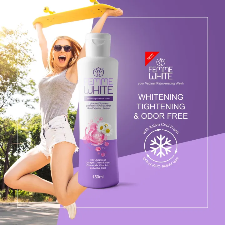 Femme White Feminine Wash Vaginal Rejuvenating Whitening And Tightening ...