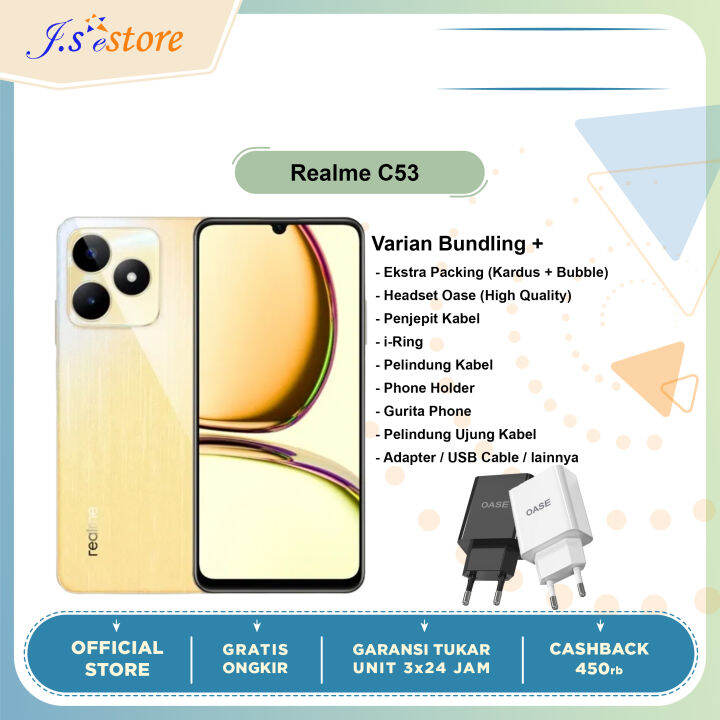 Realme C53 NFC UNISOC Tiger T612 Garansi Resmi | Lazada Indonesia