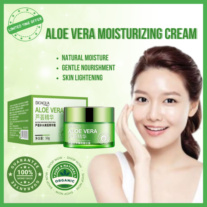 Bioaqua Aloe Vera 92% REFRESH and MOISTURE BIOAQUA Aloe Vera Cream Original Moisturizing ...