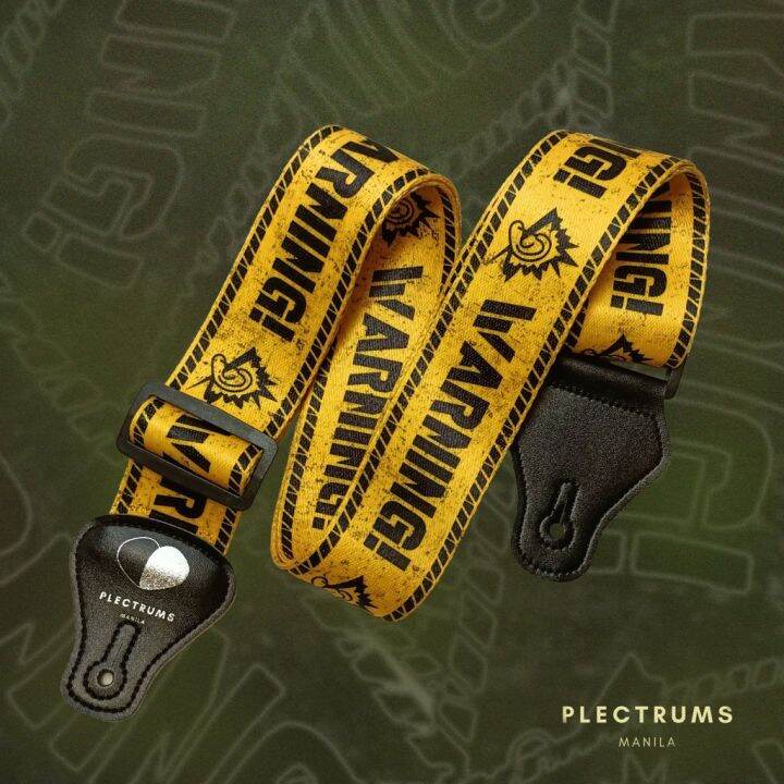 Warning Guitar Strap Plectrums Manila | Lazada PH