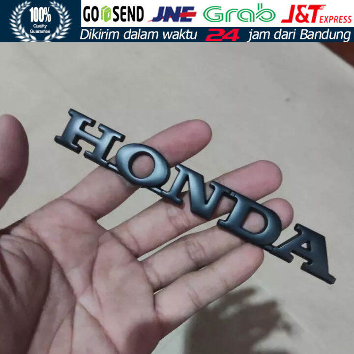 Stiker Emblem Logo HONDA Tulisan HONDA 3D Stiker Sticker Mobil FIT ...