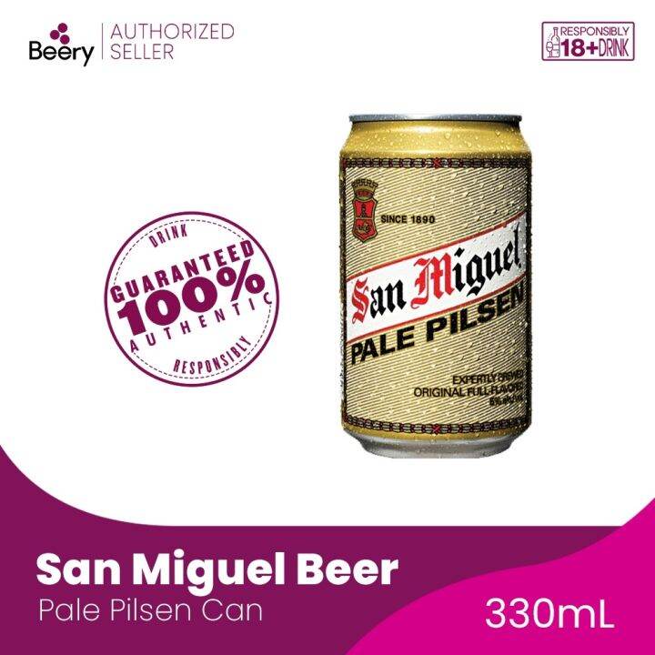 San Miguel Pale Pilsen in Can 330 ML Mig | Lazada PH