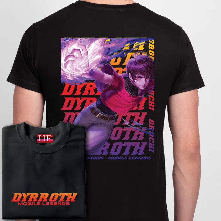 Dyrroth T-shirt mobile legends tshirt ml tee mlbb dyroth | Lazada PH