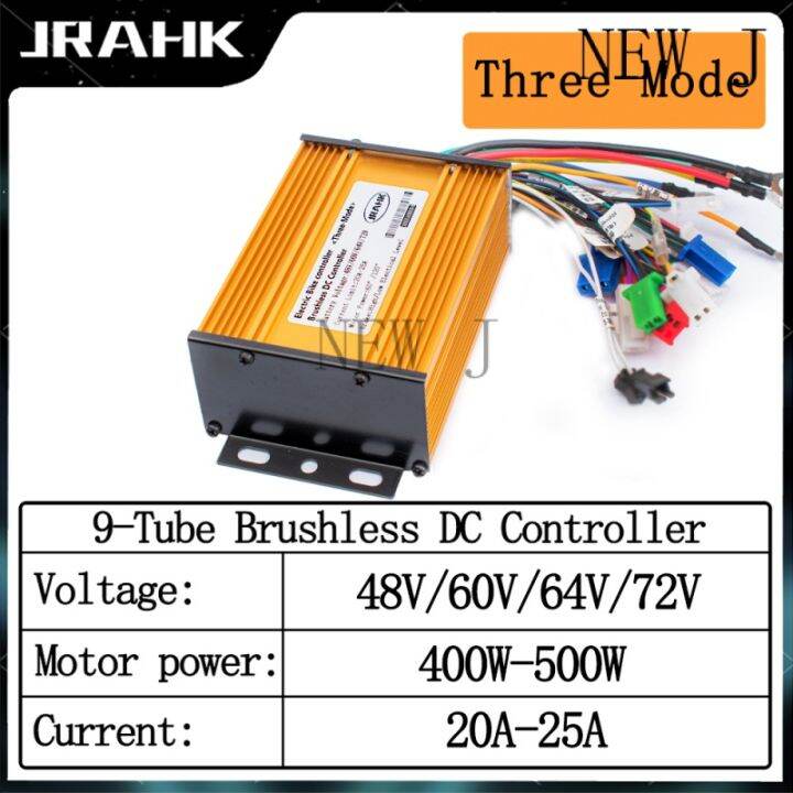 【10NEW - J】JRAHK 48V 60V 64V 72V Ebike Scooter Controller 400W 500W DC ...