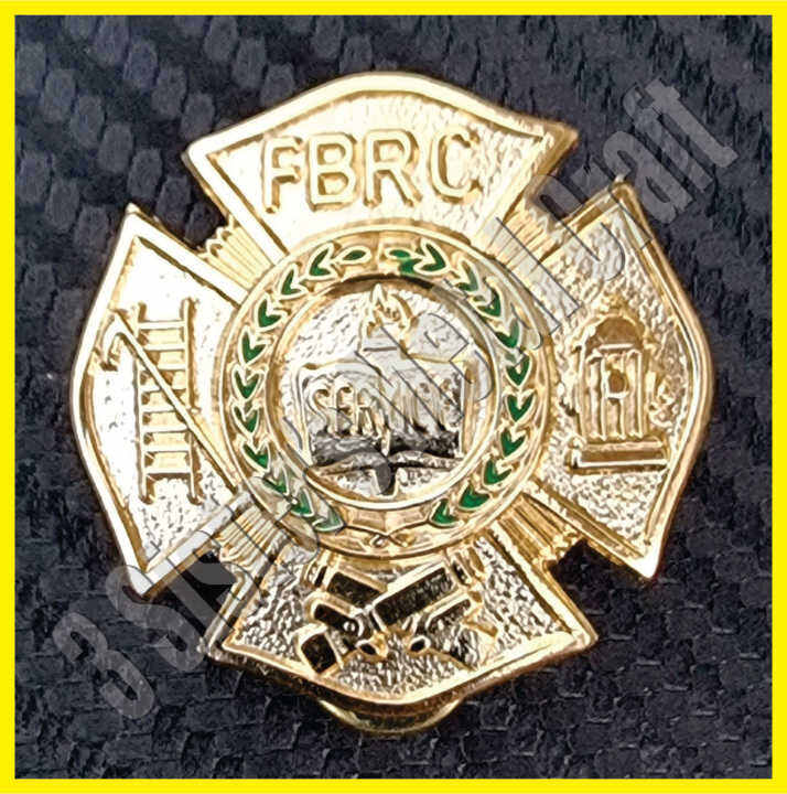 FBRC - FIRE BASIC RECRUIT COURSE - PIN, Molder type, Gold plated with ...
