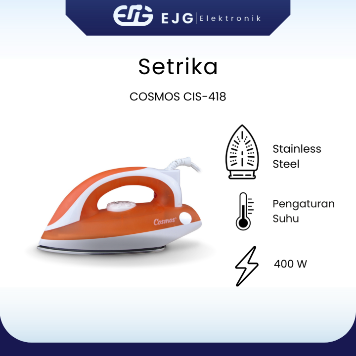 COSMOS Setrika Listrik Stainless CIS-418 | Lazada Indonesia