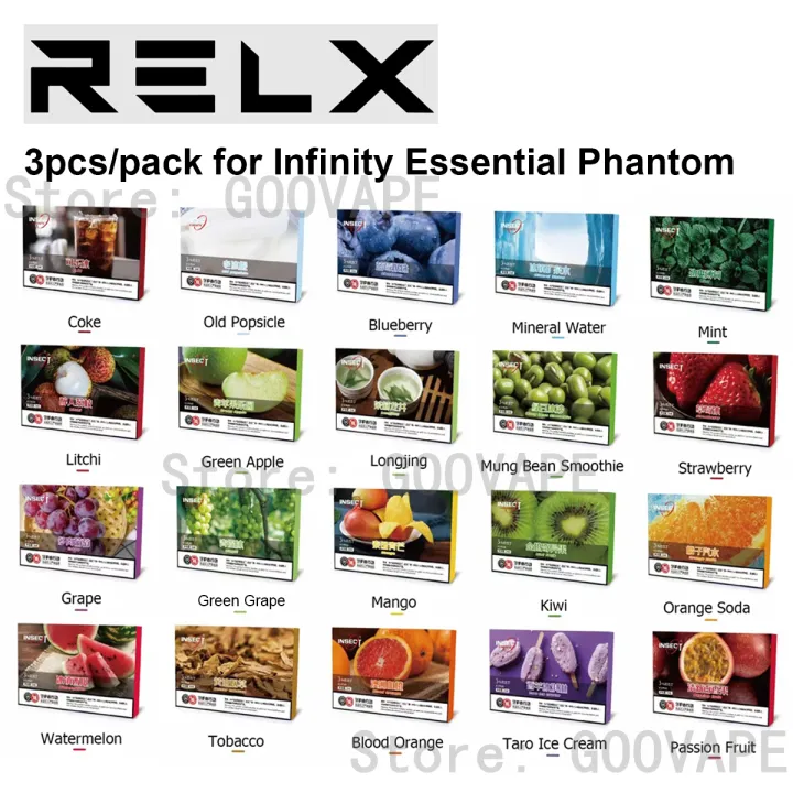 3pcs/pack Relx Infinity Pods Relx Pod Flavor Pods Relx Essential ...