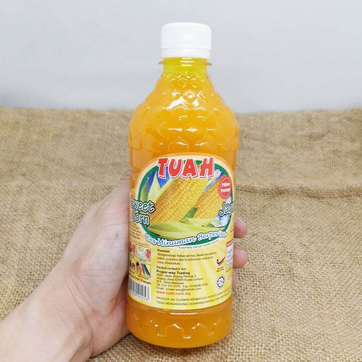 Sirap TUAH Jagung Minuman Berperisa (480ml) / Sweet Corn Syrup Extract ...