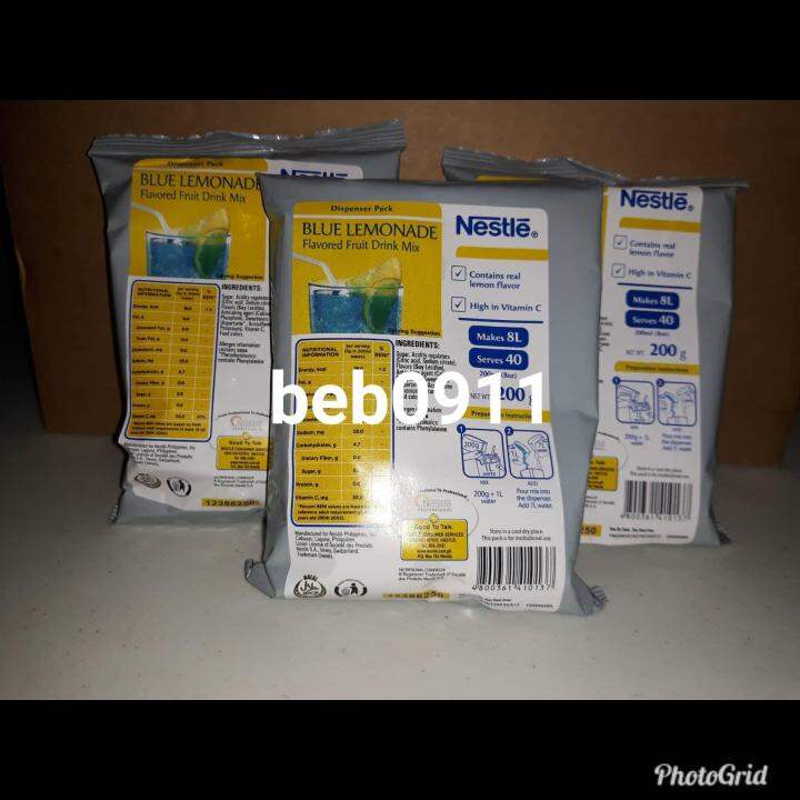 Nestle Blue Lemonade 200 grams | Lazada PH