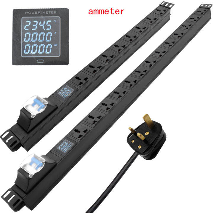 PDU Power Strip Power Distribution Unit 2-16 Ways Universal Socket 6A ...