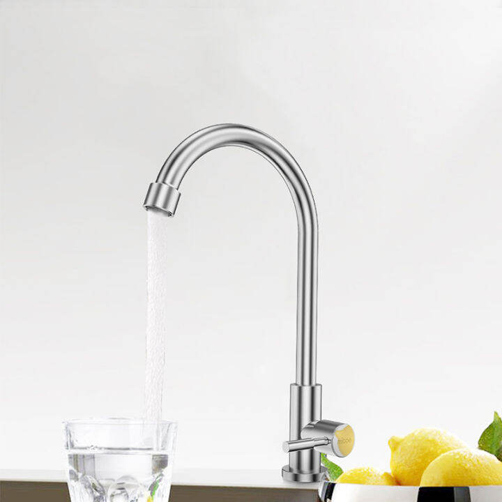 kitchen faucet elbow wash basin faucet 304 Stainless Steel Kitchen ...