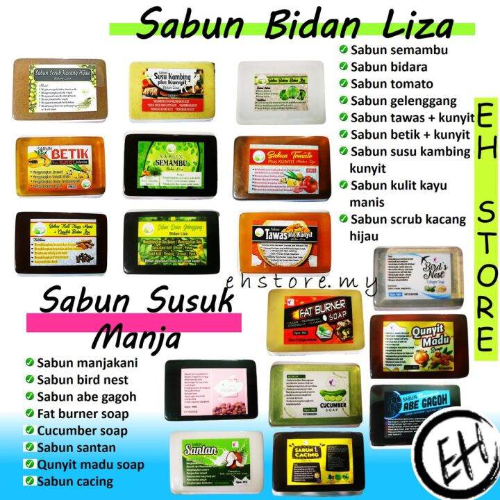 SABUN HOMEMADE + 🎁 BIDAN LIZA DAN SUSUK MANJA / RAWATAN TRADITIONAL ...