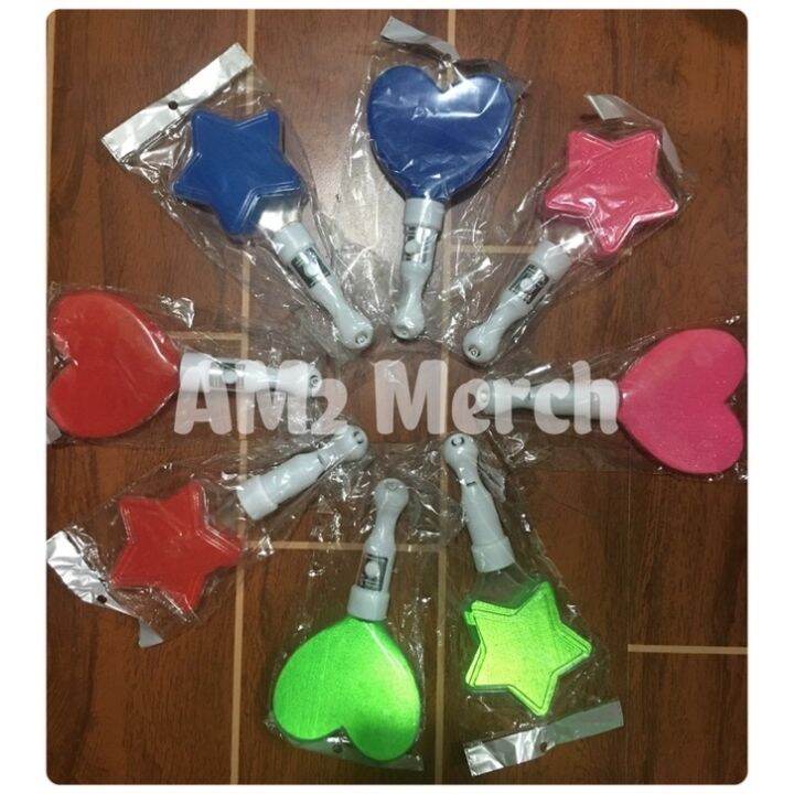 (BEST SELLER) LED BLINKING HEART STAR STICK LIGHT LIGHTSTICK Plain ...