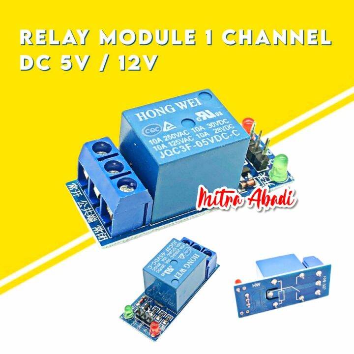 Relay Module 1 Channel DC 5V / 12V | Lazada Indonesia