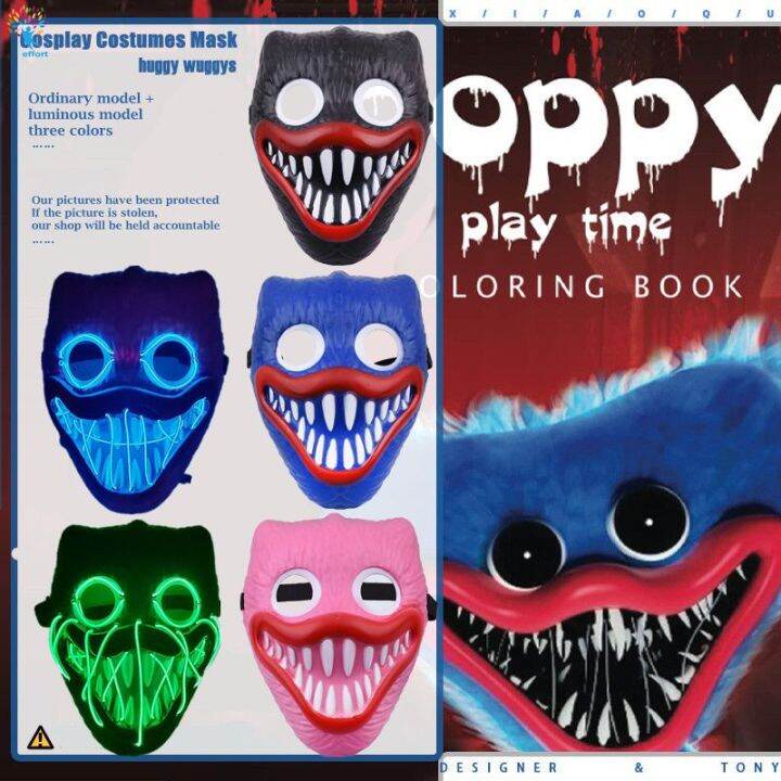 Huggy Wuggy FaceMask Character poppy playtime Movie huggy wuggy Mask ...